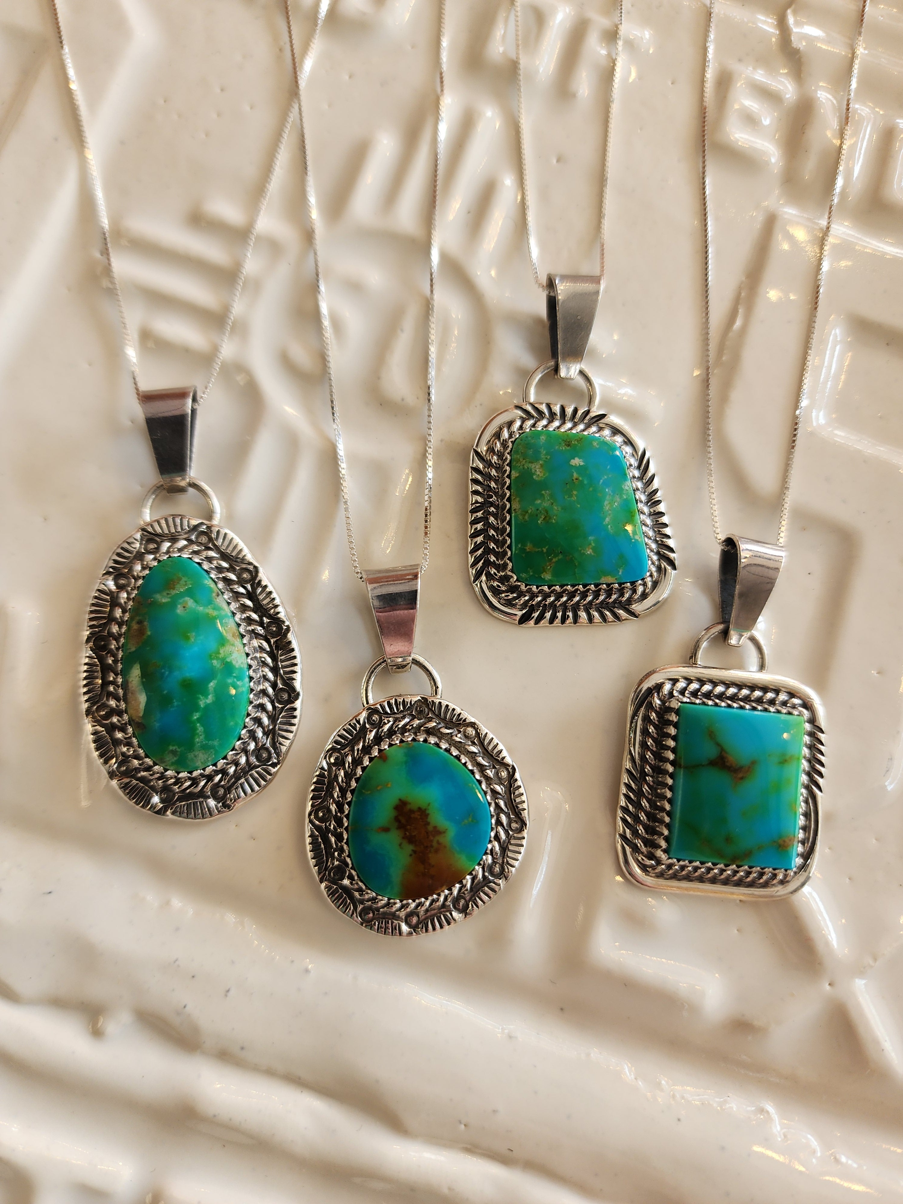 Navajo Sonoran Gold Turquoise Pendant Necklace – High Plains Turquoise ... Navajo Sonoran Gold Turquoise Pendant Necklace – High Plains Turquoise ...